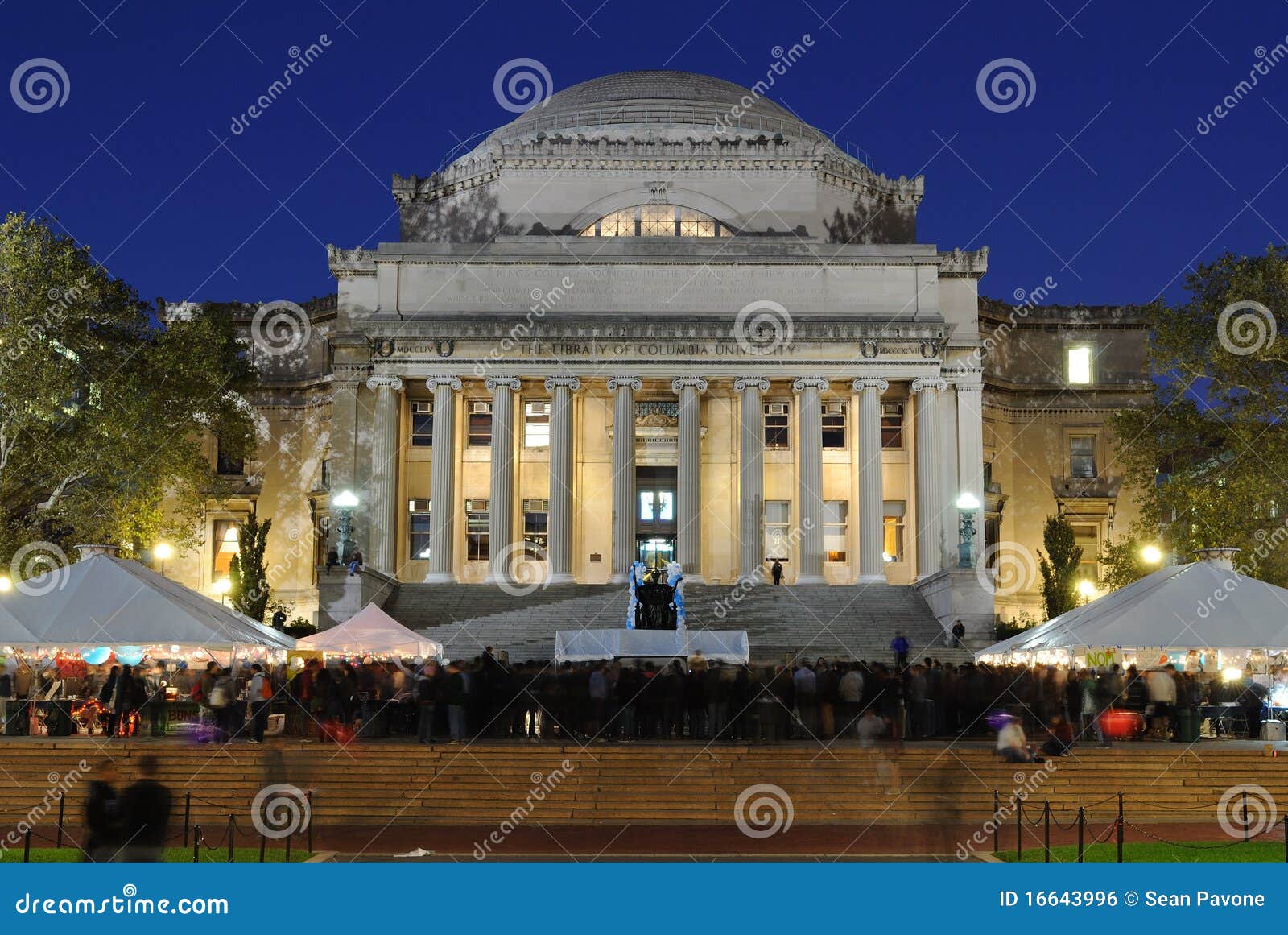 The Library Of Columbia University Royalty Free Stock Image - Image ...