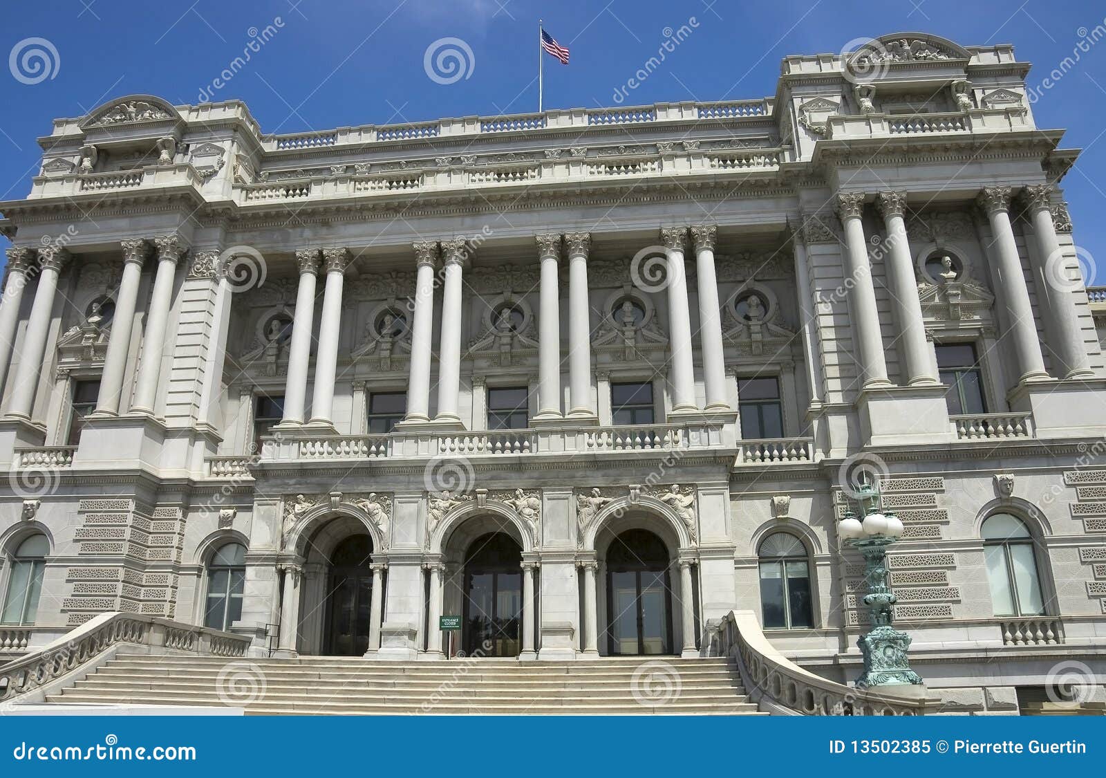 Library of Congress stock image. Image of building, front - 13502385