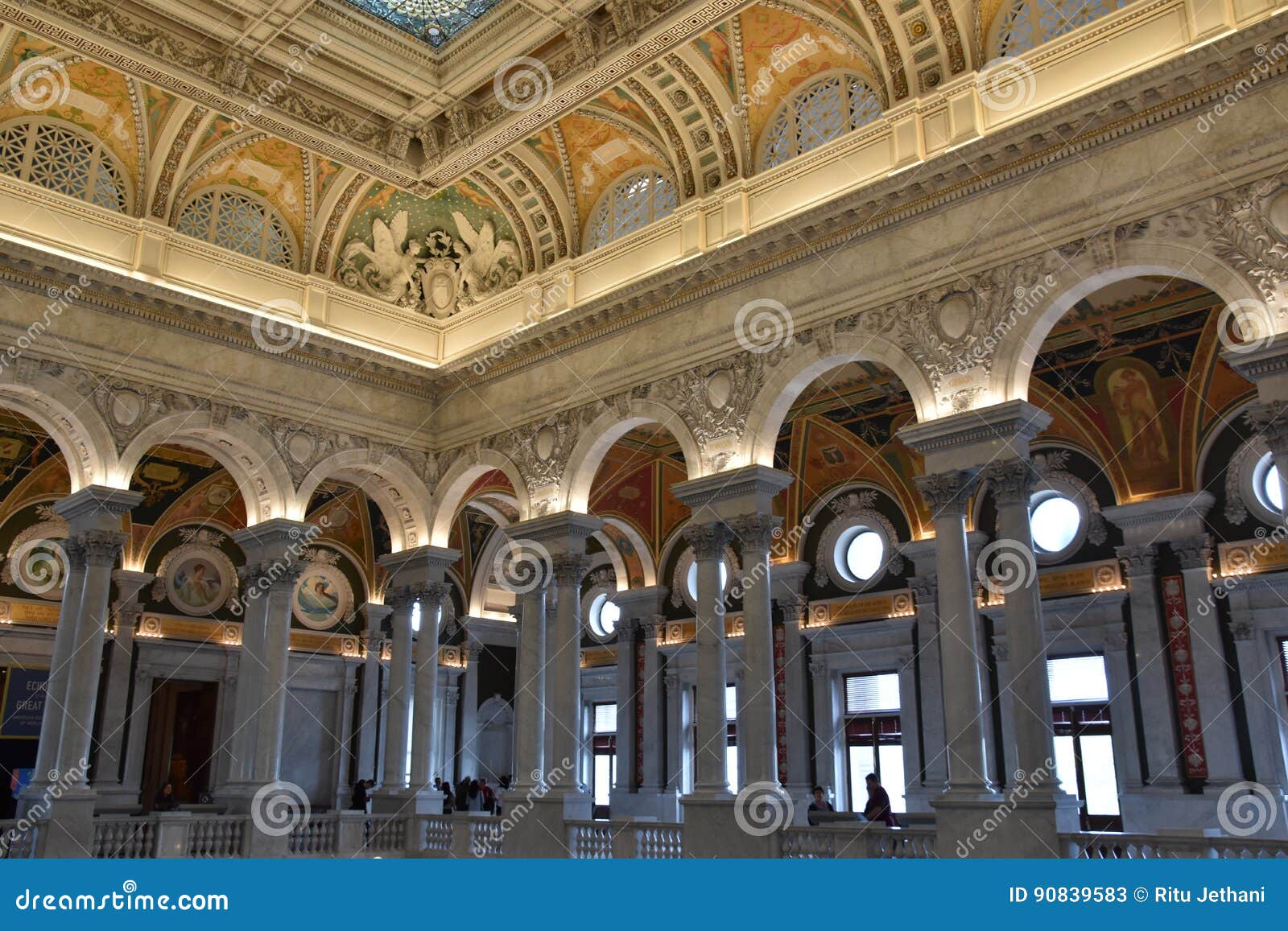 Library of Congress in Washington DC Editorial Stock Photo - Image of ...