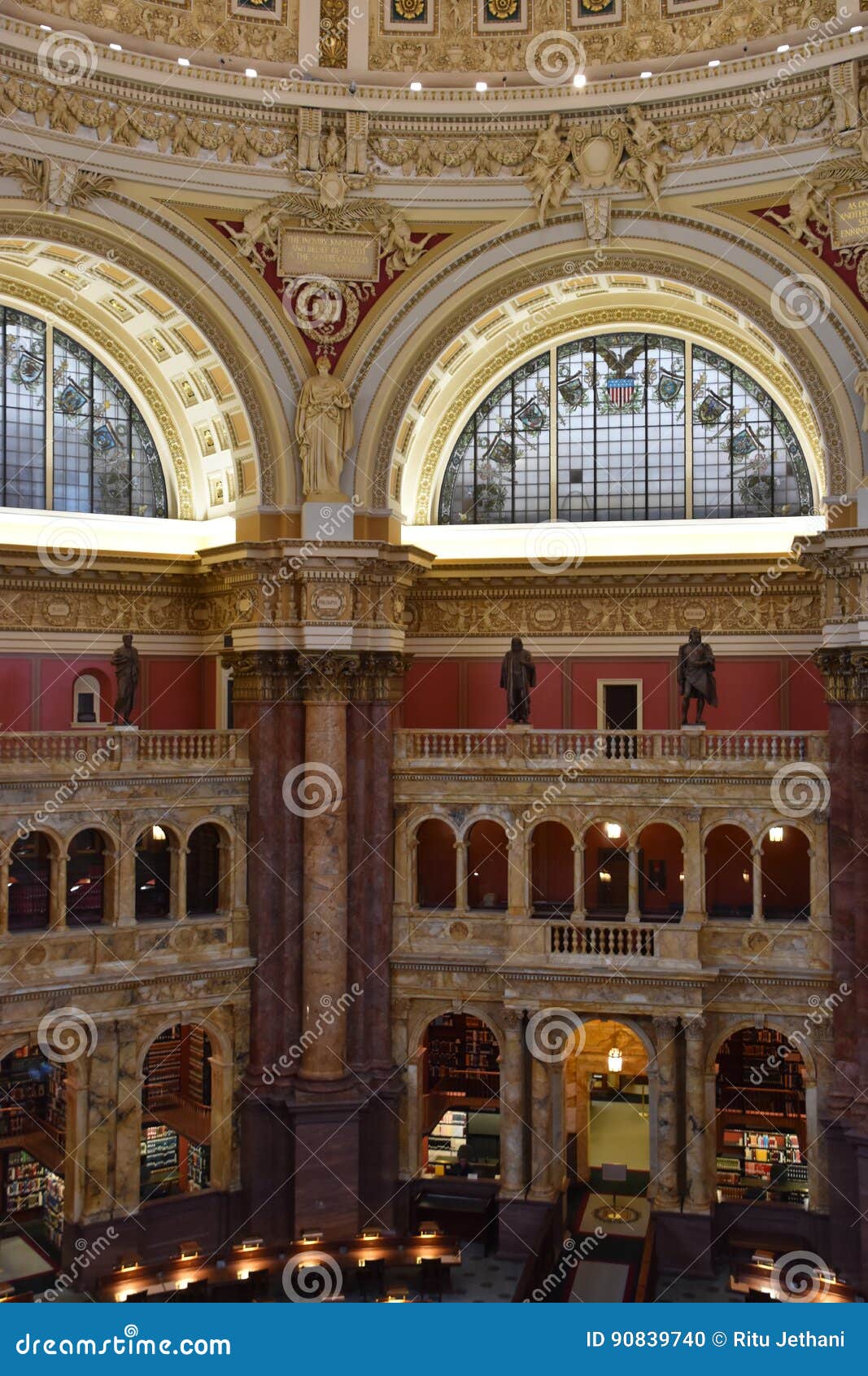 Library of Congress in Washington DC Editorial Image - Image of federal ...