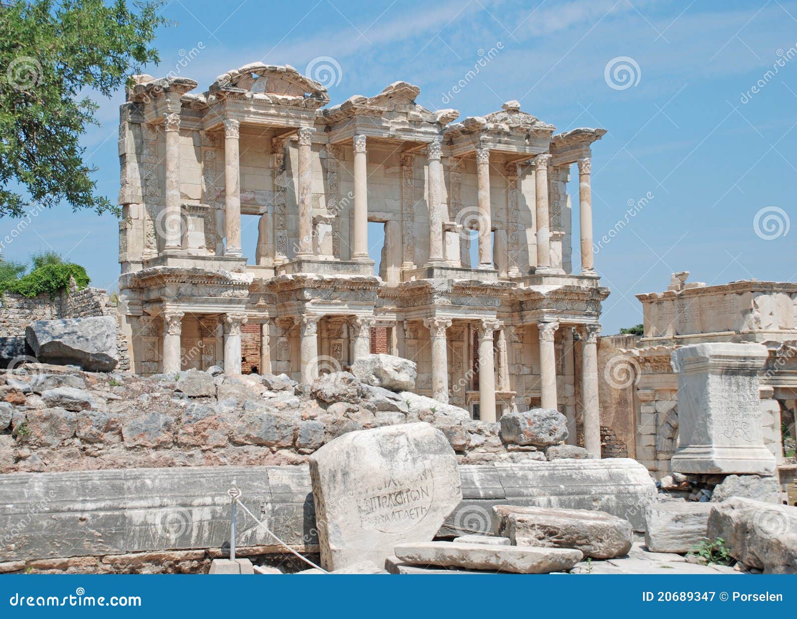 Library Ephesus stock image. Image of efes, aegean, ephesus - 20689347