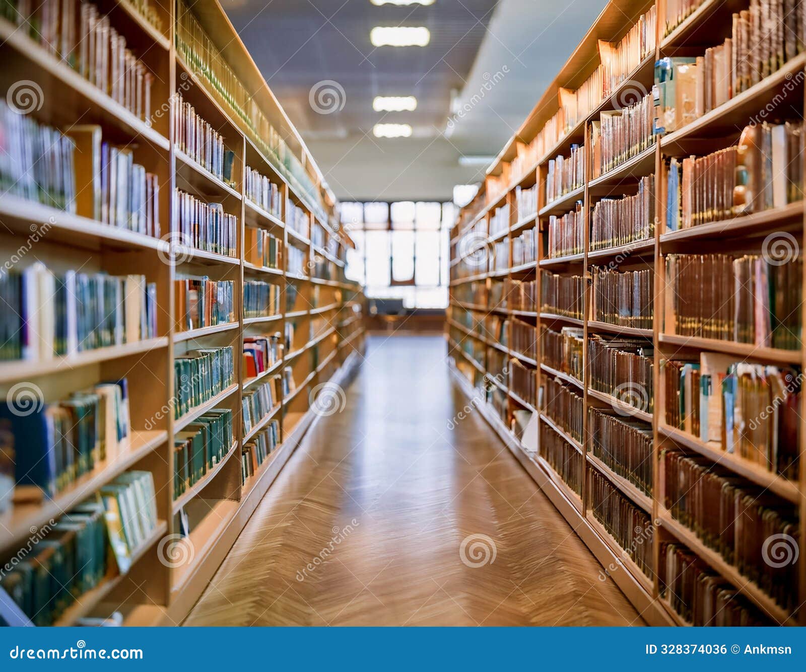 Library Featuring Rows of Books, Reading Spaces, and Educational ...