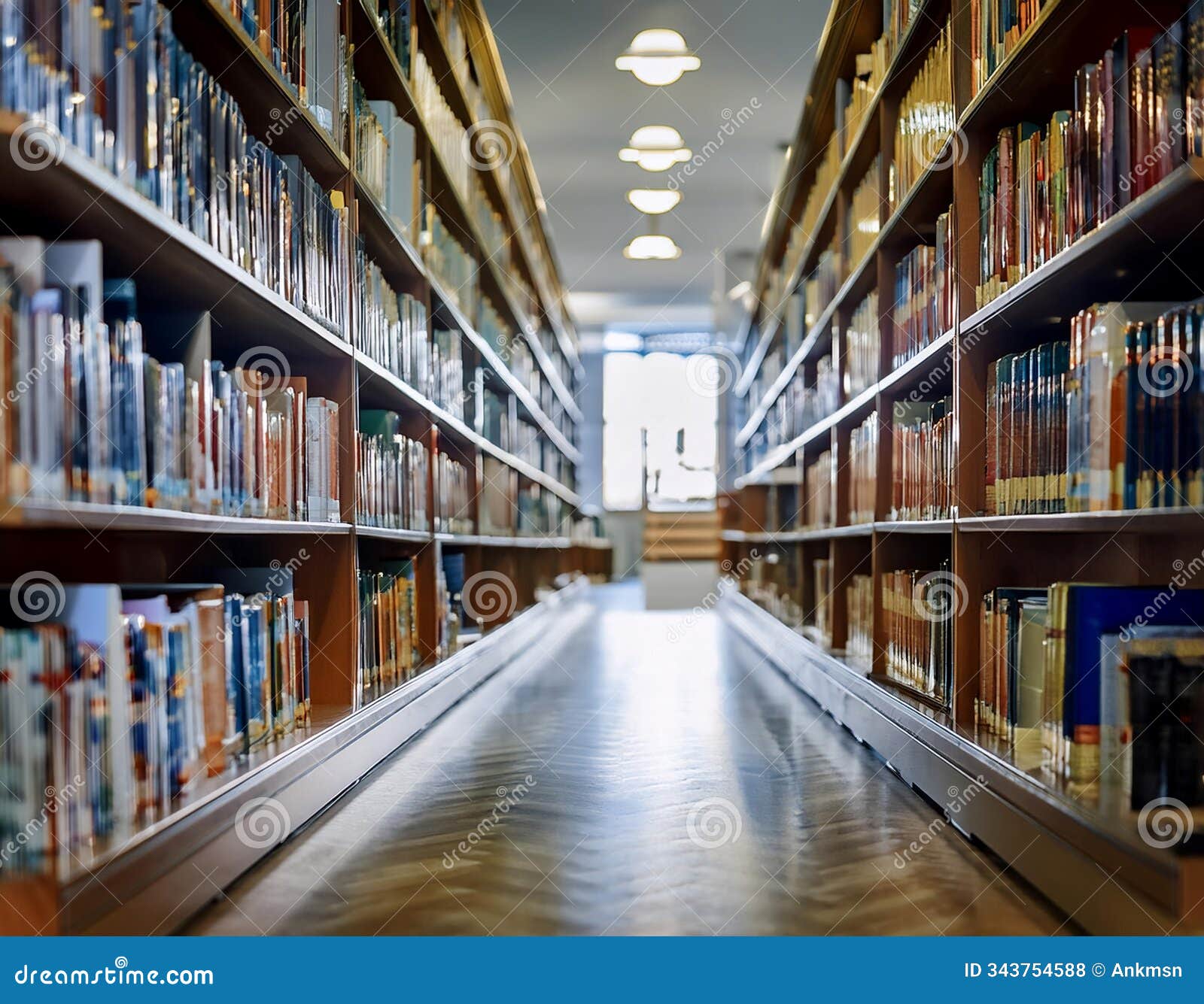 Library Featuring Rows of Books, Reading Spaces, and Educational ...