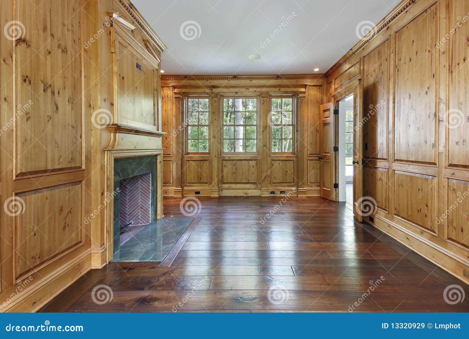 Library with fireplace stock image. Image of design, relax - 13320929
