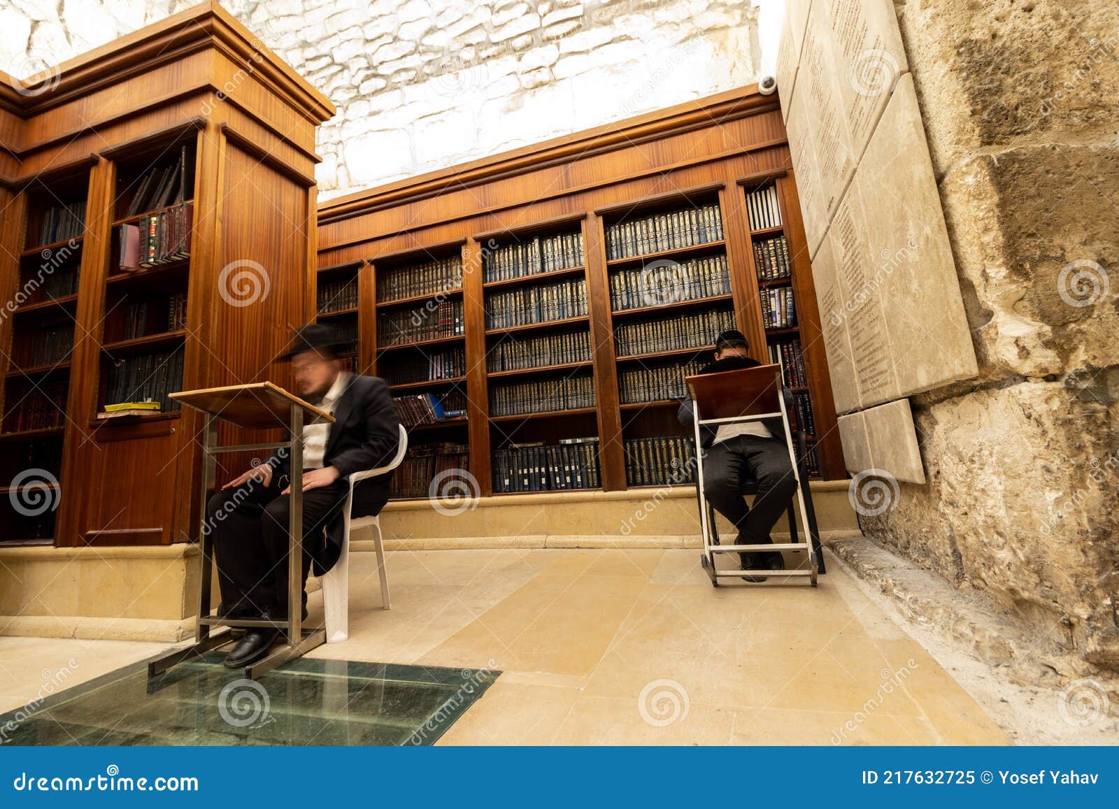 The Library of the Holy Books Inside the Synagogue in the Cave of the ...
