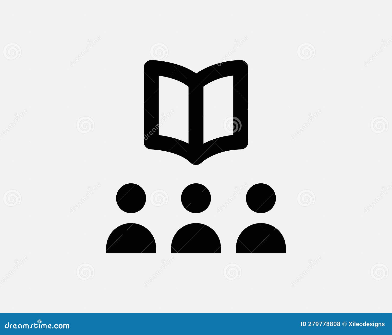 Library Icon Student Book School Class Classroom Group Learning Study ...