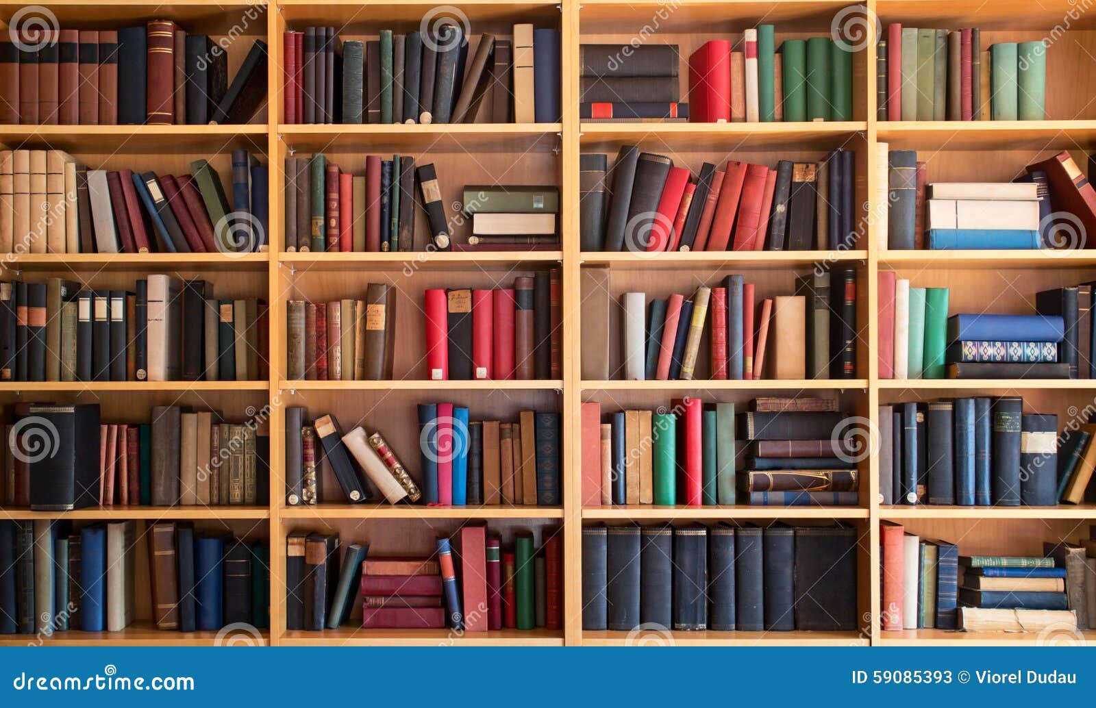 Library bookcase stock image. Image of covers, knowledge - 59085393