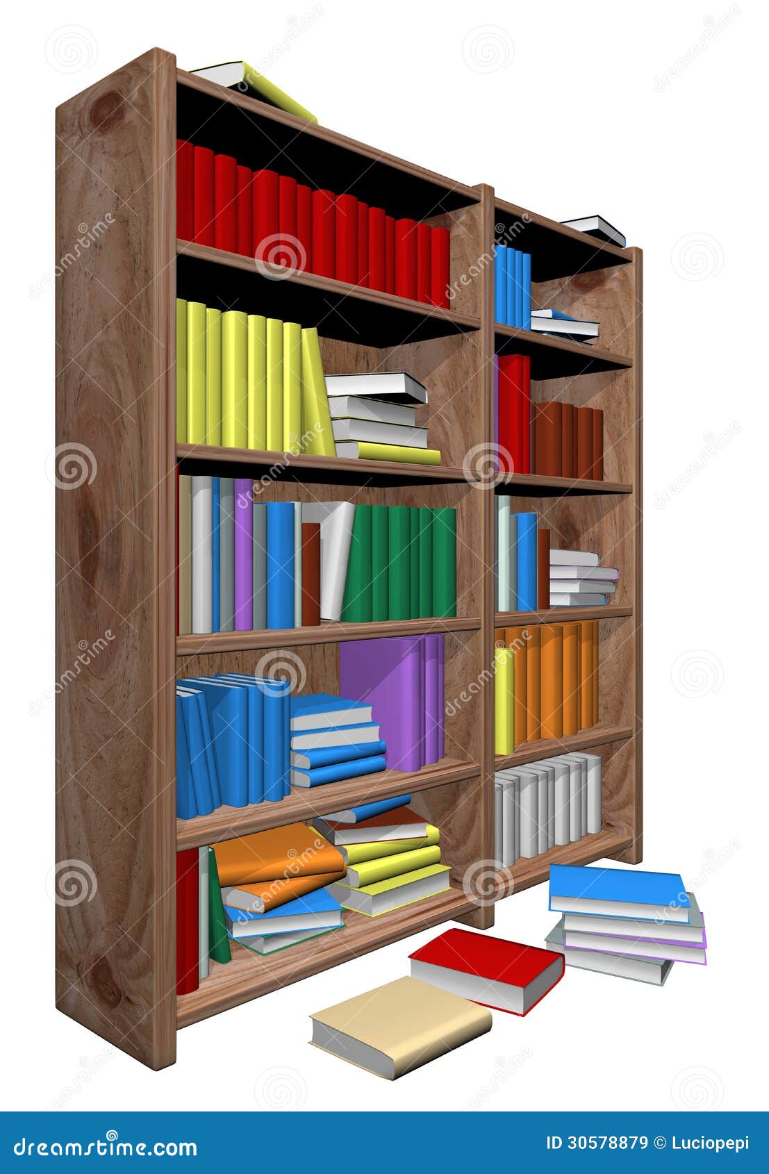 Library stock illustration. Illustration of document - 30578879