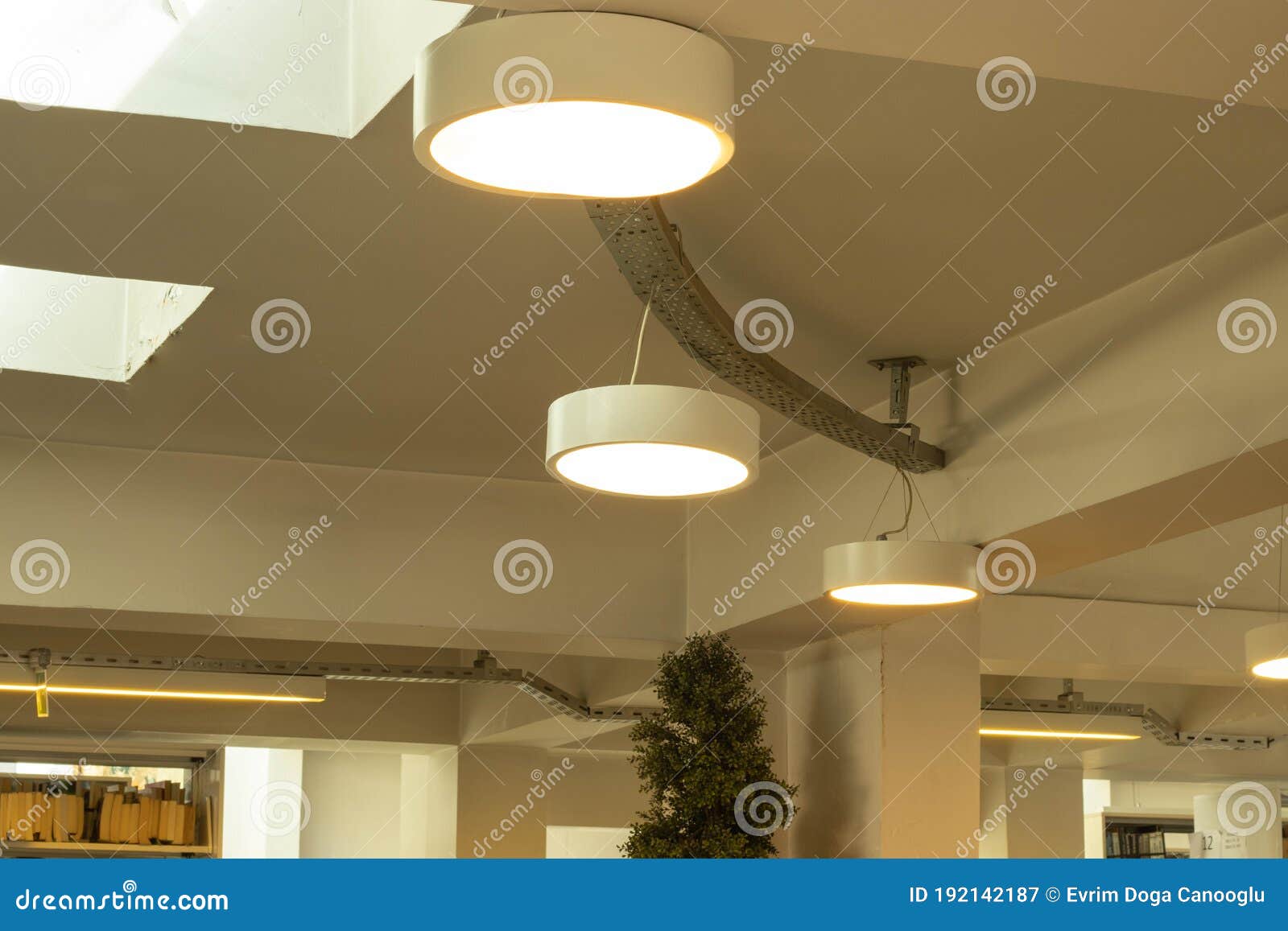 Library lighting stock image. Image of study, book, interior - 192142187