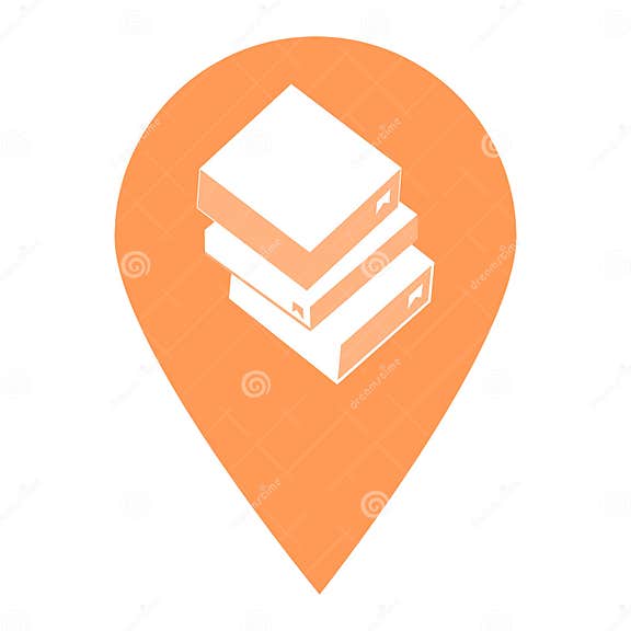 Library Location Map Pin Pointer Icon. Element of Map Point for Mobile Concept and Web Apps ...