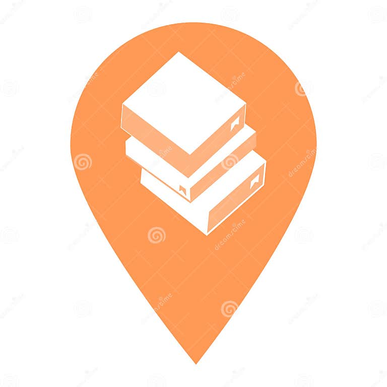 Library Location Map Pin Pointer Icon. Element of Map Point for Mobile Concept and Web Apps ...