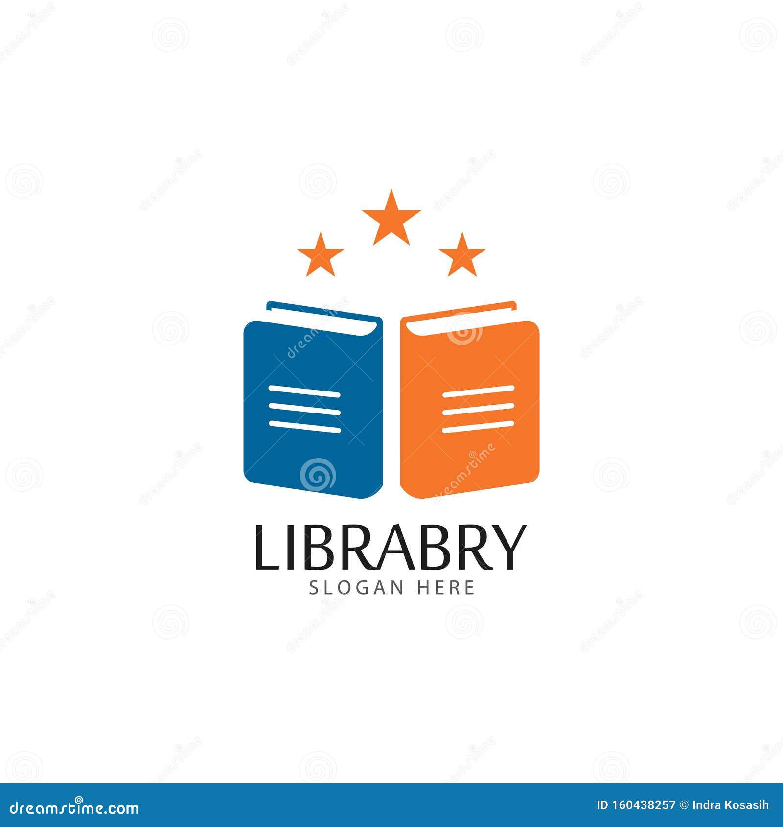 Library Logo Vector Icon Illustration Stock Vector - Illustration of ...
