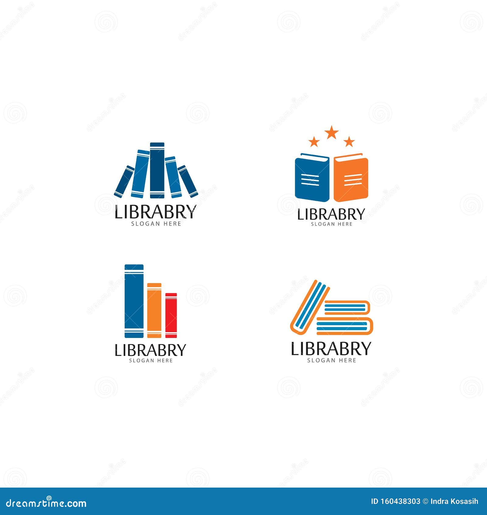 Library Logo Vector Icon Illustration Stock Vector - Illustration of ...