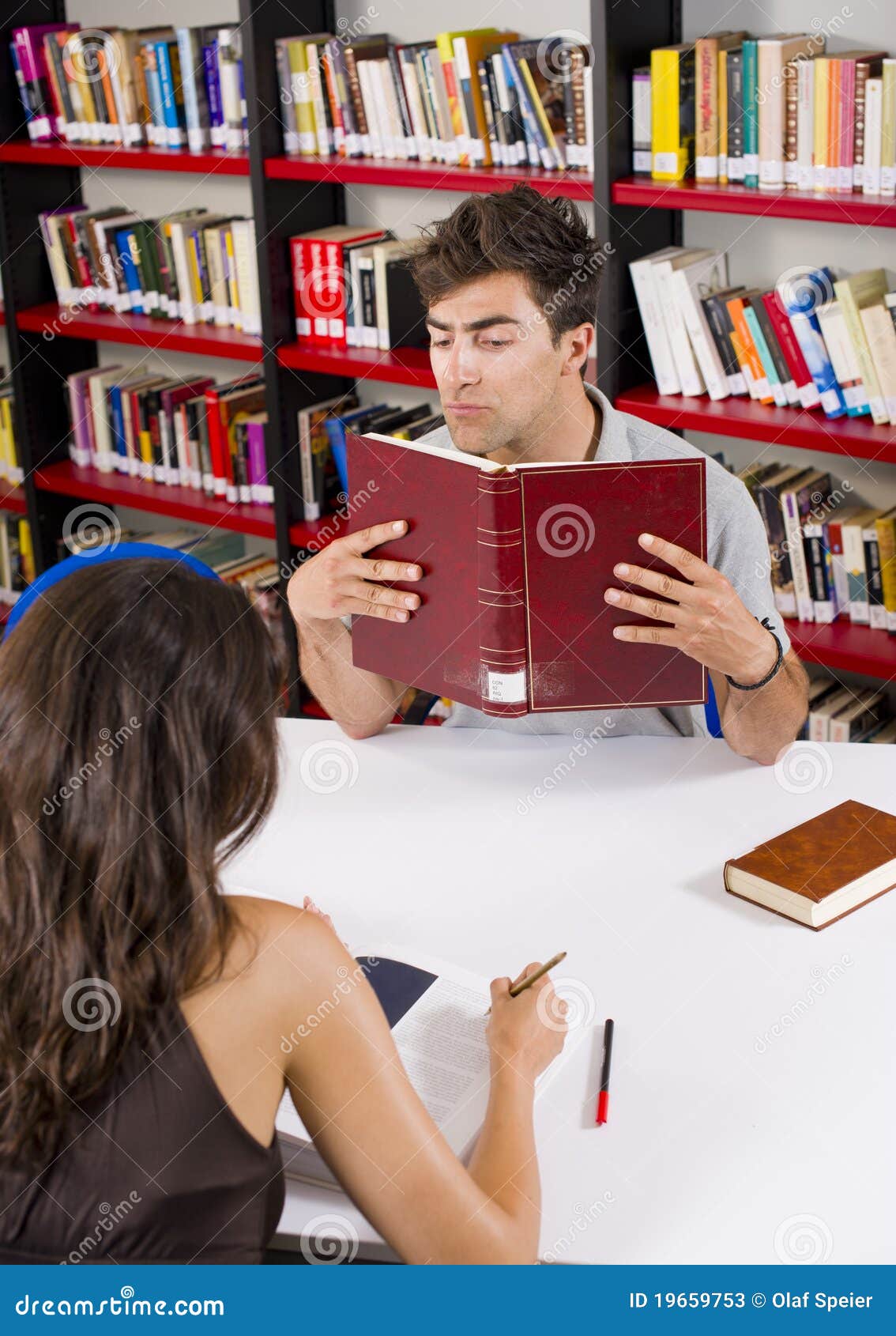 Library love stock image. Image of concentration, happy - 19659753