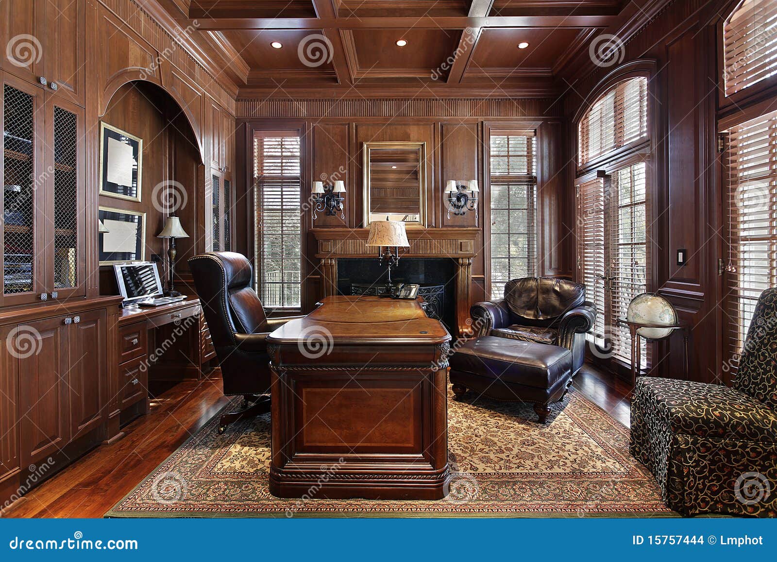 Inside Luxury Home Library