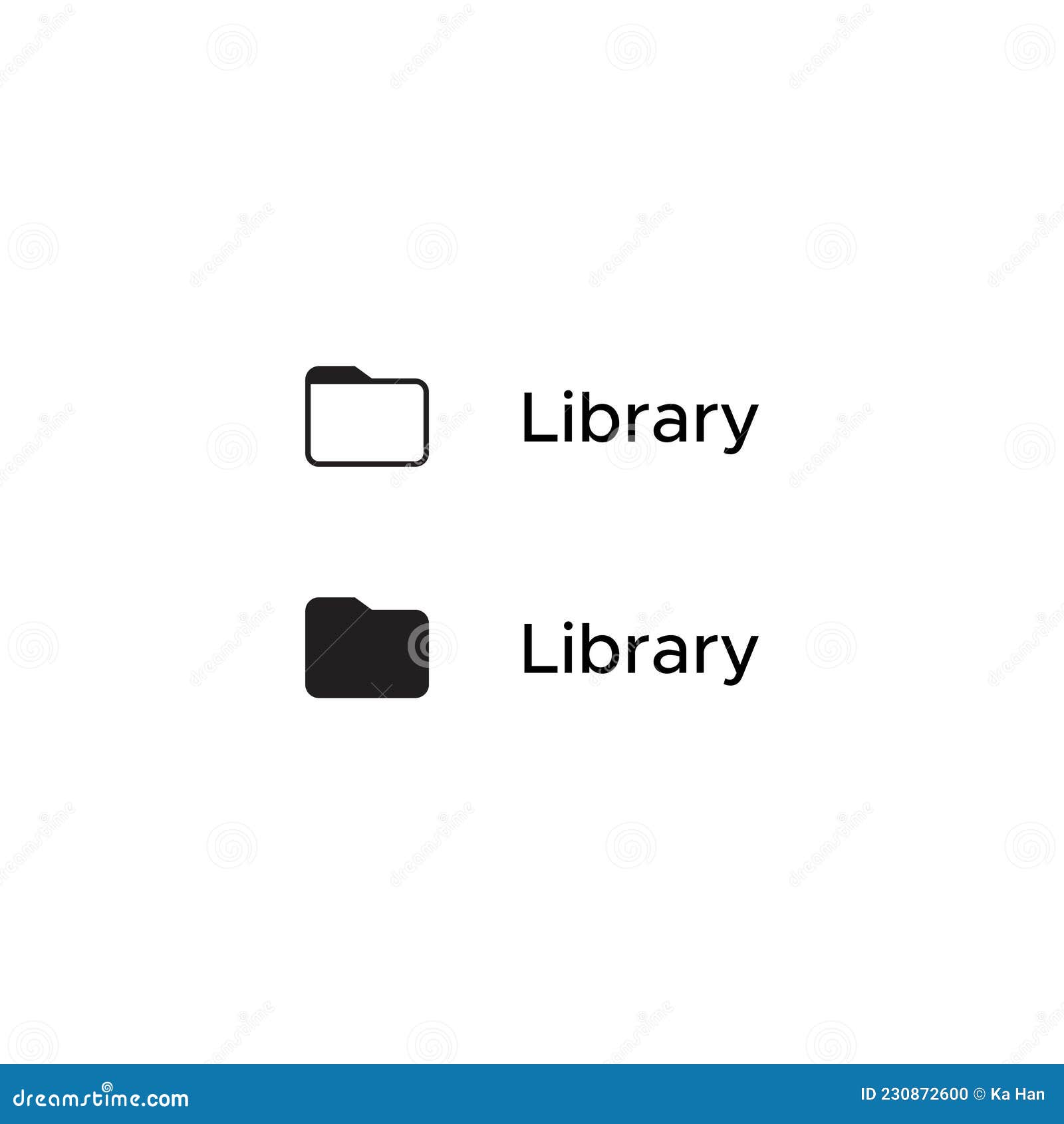Library Menu Icon Vector Isolated on White Background Stock Vector ...