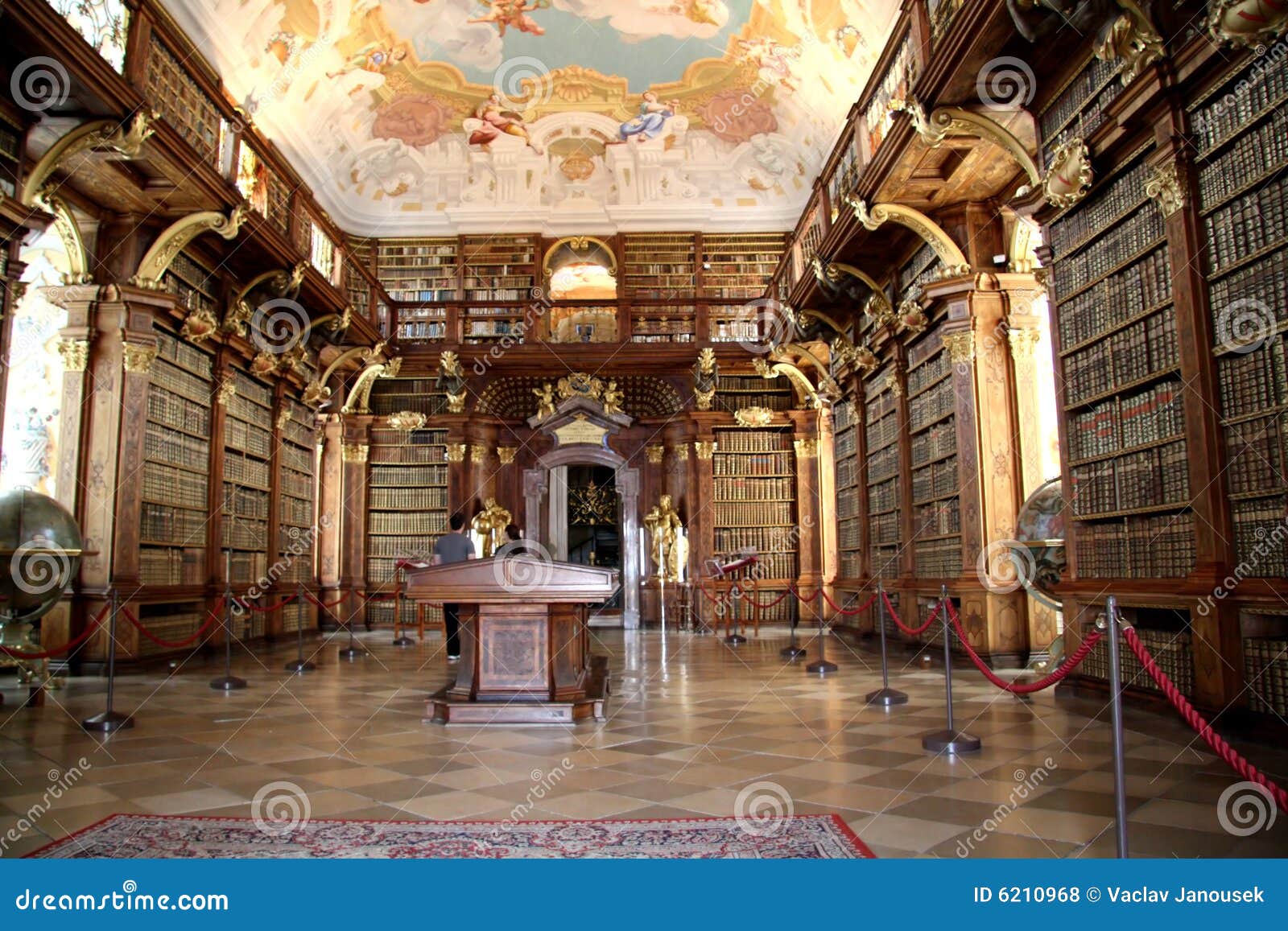 Library in monastery Melk stock photo. Image of nunhood - 6210968