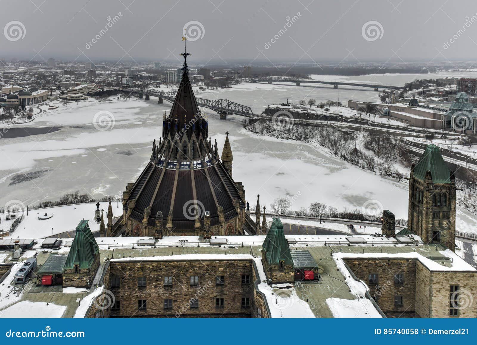 Library of Parliament - Ottawa, Canada Stock Photo - Image of interior ...