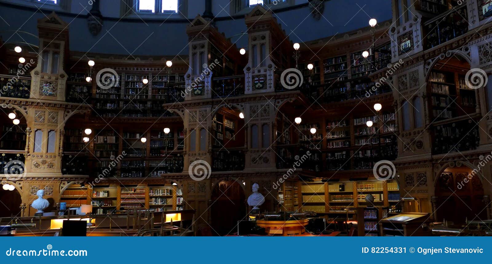 Library of Parliament in Ottawa - Ontario, Canada Editorial Photo ...