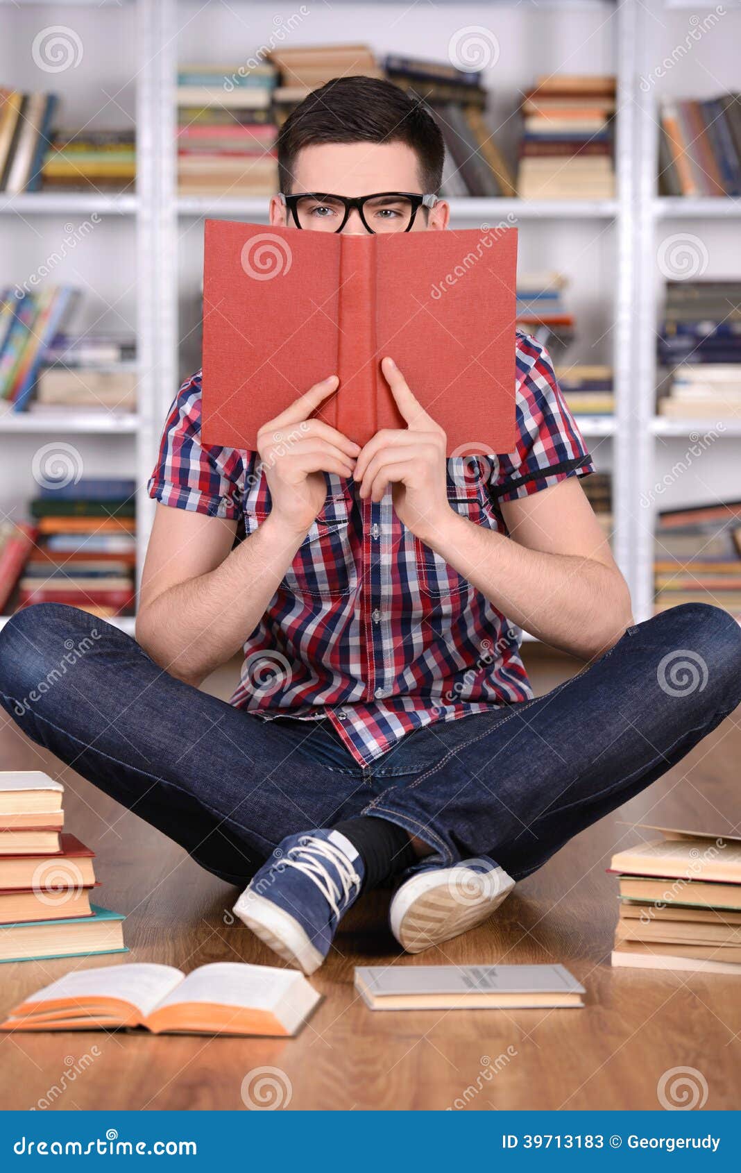 Library stock image. Image of adult, male, computer, book - 39713183