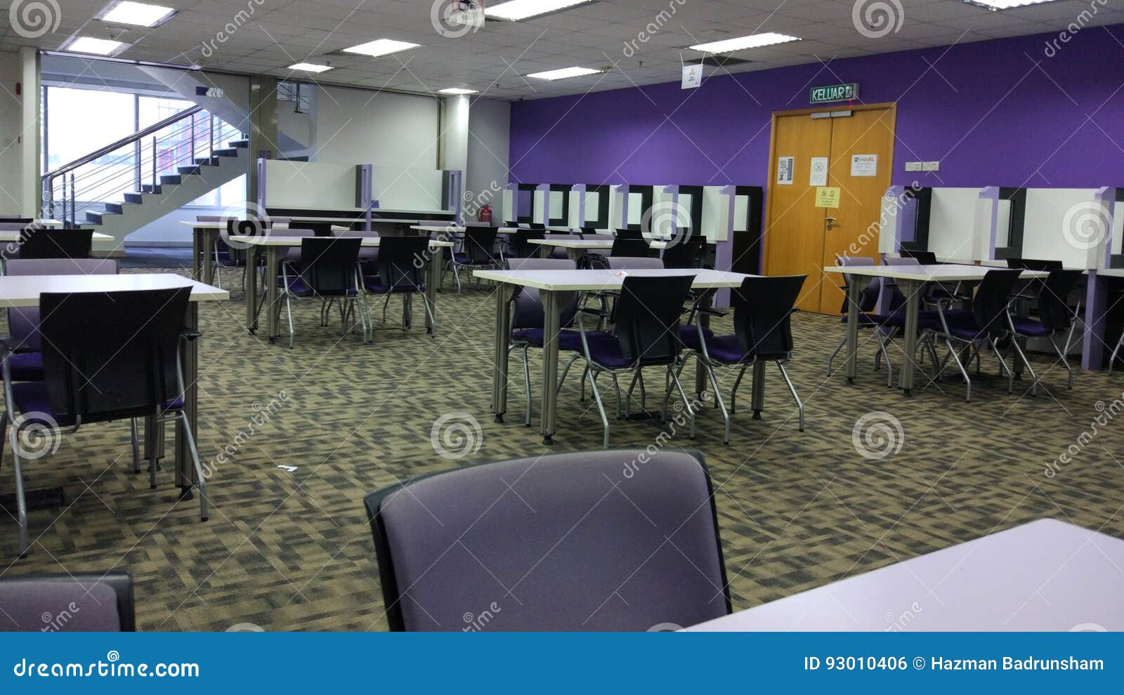 Library with purple editorial photo. Image of malaysia - 93010406