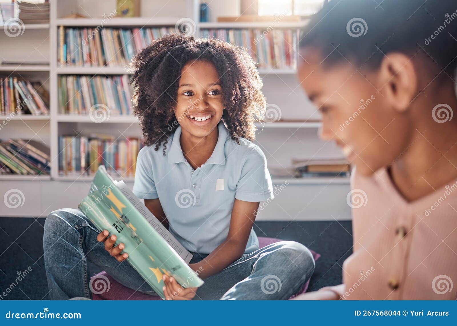 Library, Reading and Happy, African Children Learning, Education and ...