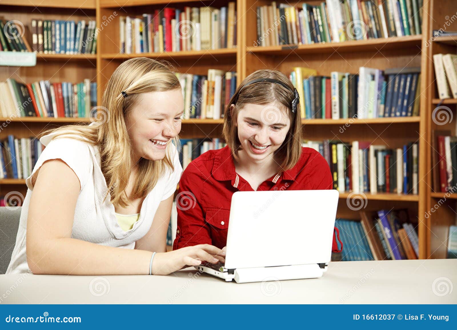 Library Research stock image. Image of reading, blond - 16612037