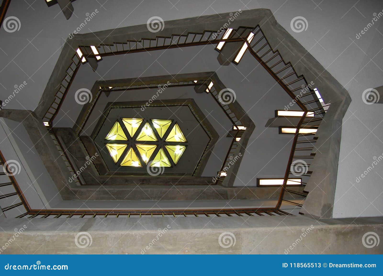 Library Staircase, Geometric Image Stock Image - Image of stairs ...
