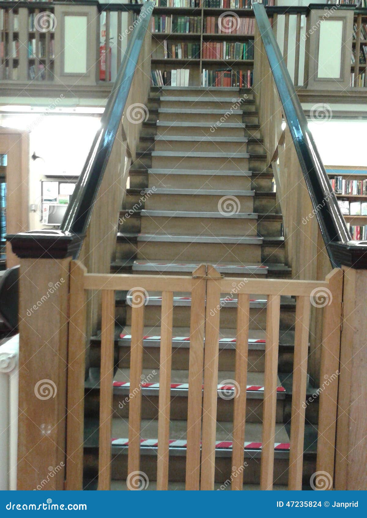 Library staircase stock photo. Image of staircase, gate - 47235824