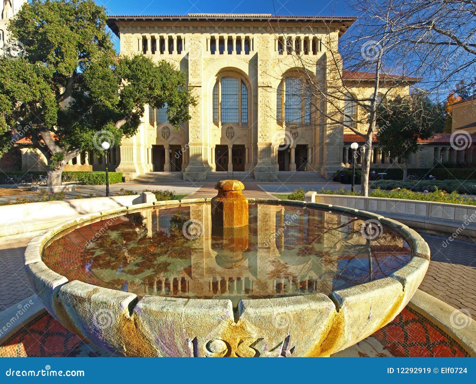 The Library of Stanford University Editorial Stock Image - Image of ...
