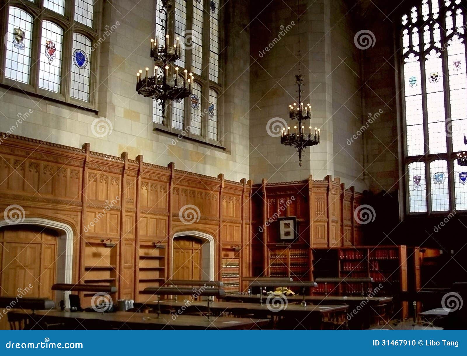 Library of the University of Michigan Stock Photo - Image of campus ...