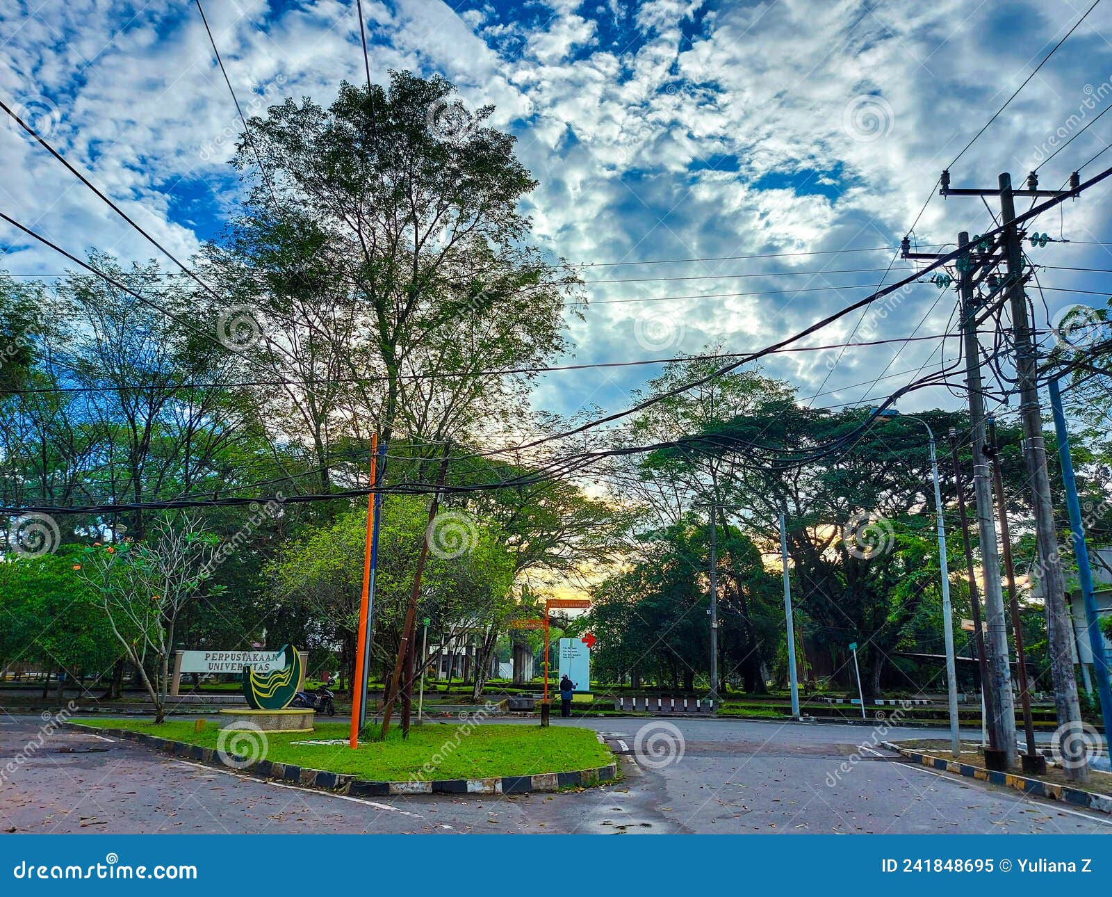 Library, University of North Sumatera Stock Image - Image of nature ...