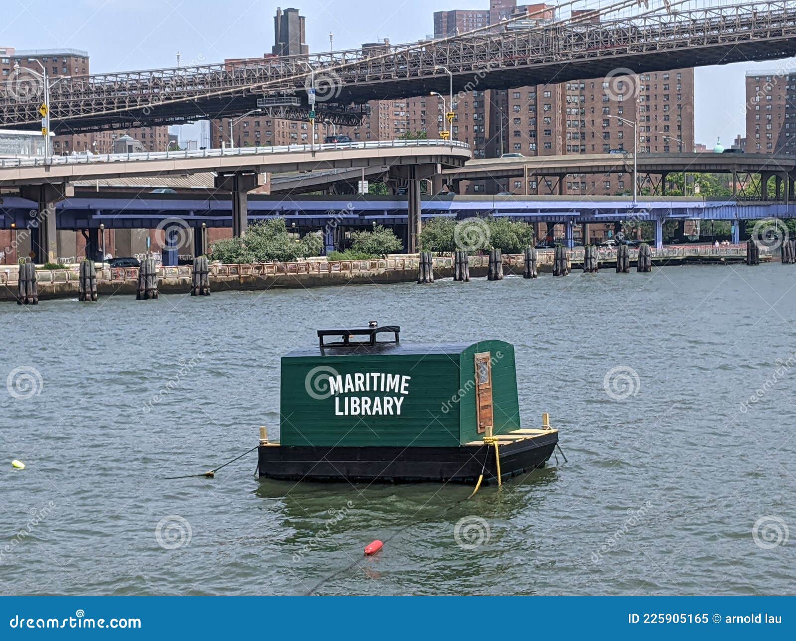 Library on water boat stock image. Image of harbor, waterway - 225905165