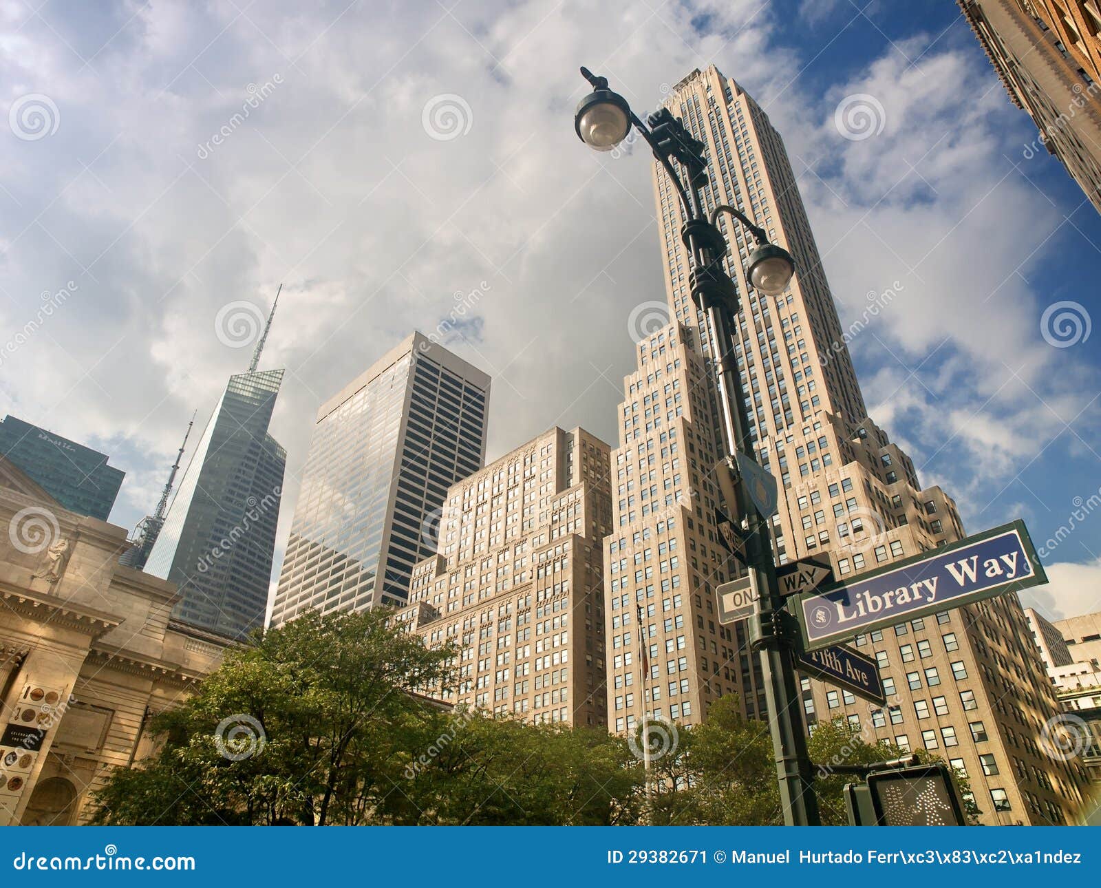 Library Way stock image. Image of library, building, skyscrapers - 29382671