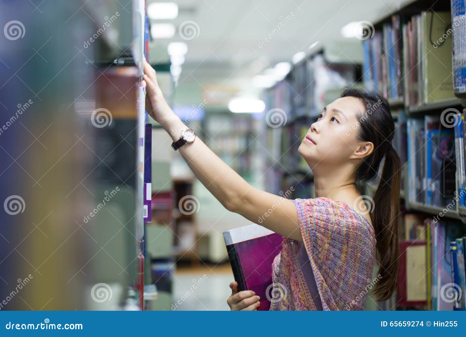Library ,women student stock photo. Image of adult, library - 65659274