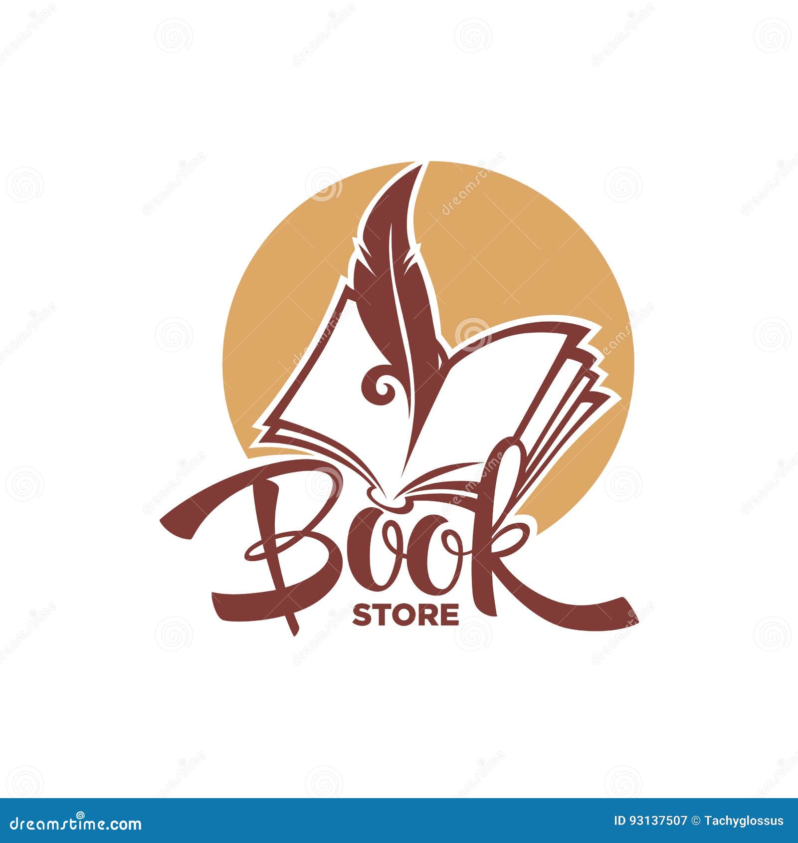 Librería Logo Template ilustración del vector. Ilustración de icono ...
