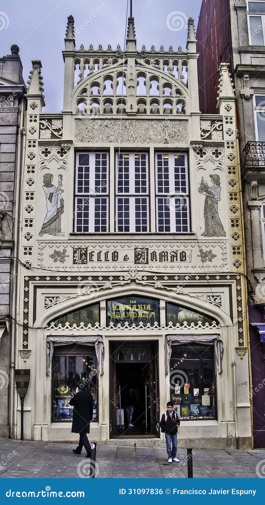 Libreria di Lello a Oporto fotografia editoriale. Immagine di esterno ...