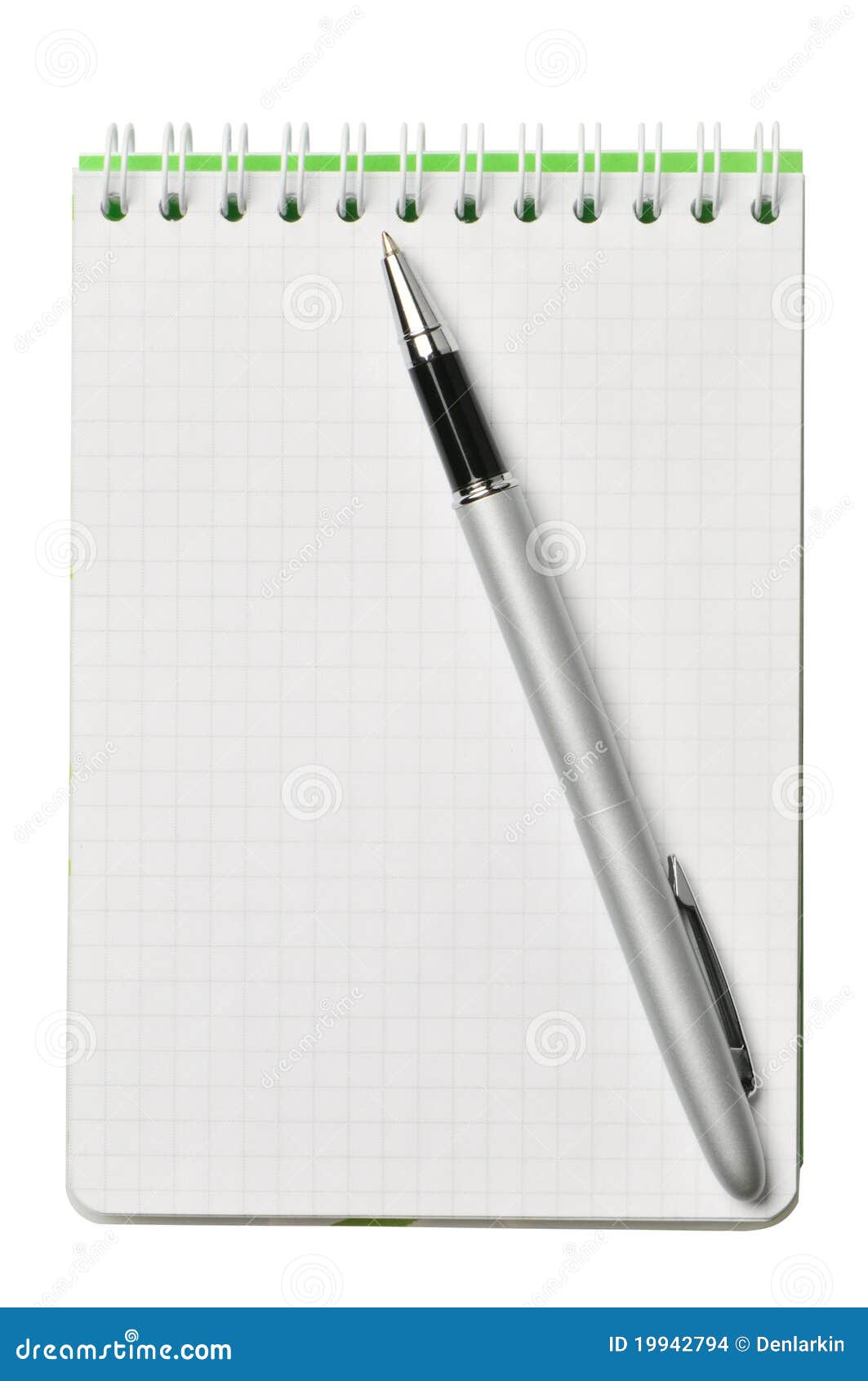 Libreta con la pluma foto de archivo. Imagen de resorte - 19942794