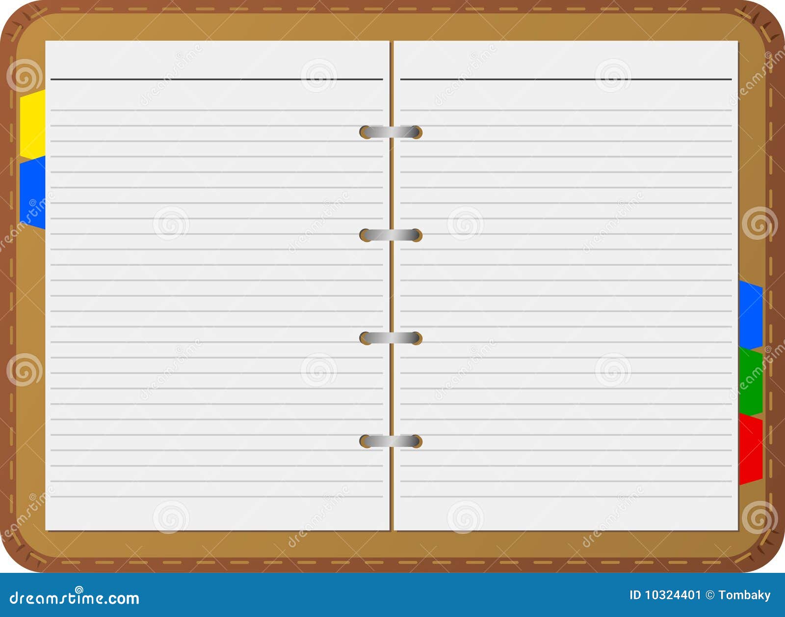 Libreta Del Vector Imagen de archivo - Imagen: 10324401