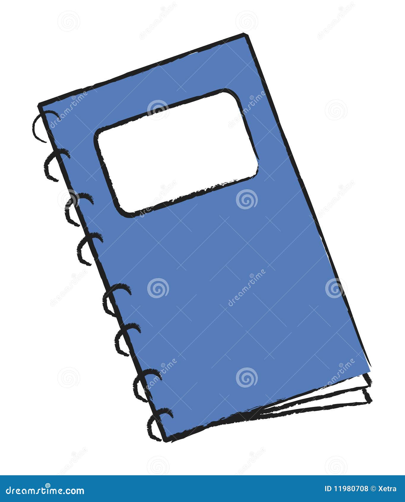 Libreta del vector ilustración del vector. Ilustración de libreta ...