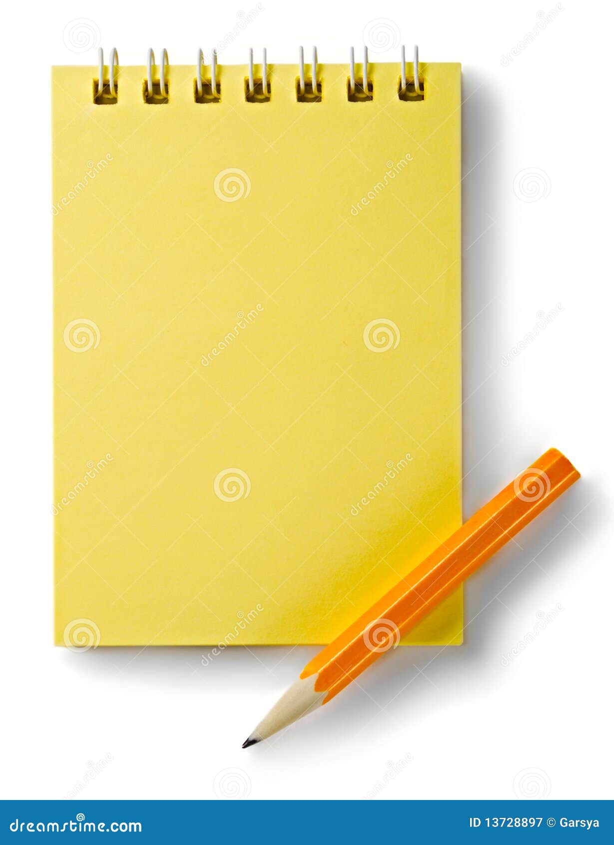 Libreta y lápiz imagen de archivo. Imagen de libreta - 13728897