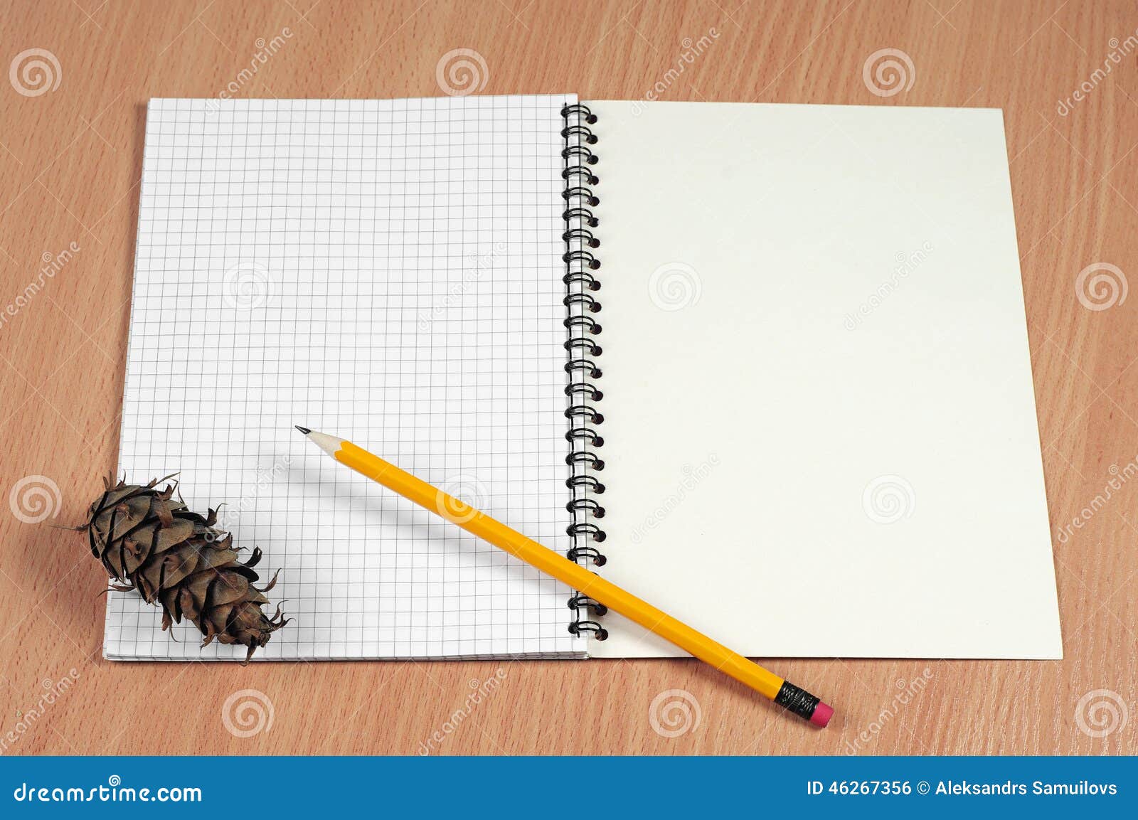 Libreta y lápiz foto de archivo. Imagen de nota, cuaderno - 46267356