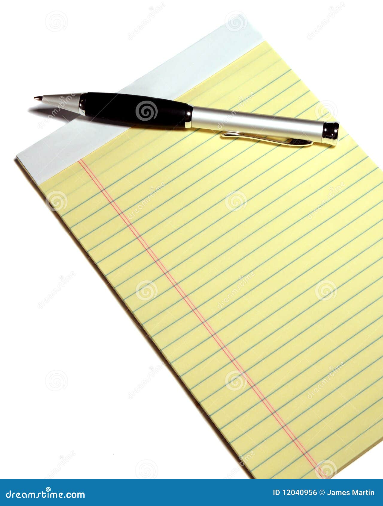 Libreta Y Pluma En Fondo Isolted Foto de archivo - Imagen de espacio ...