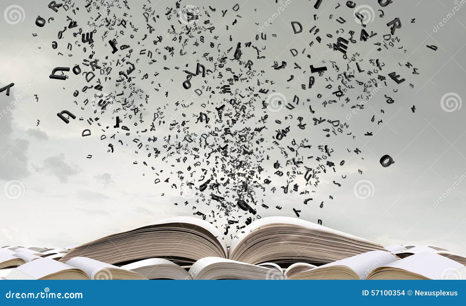 Libro abierto foto de archivo. Imagen de alfabeto, cubierta - 57100354