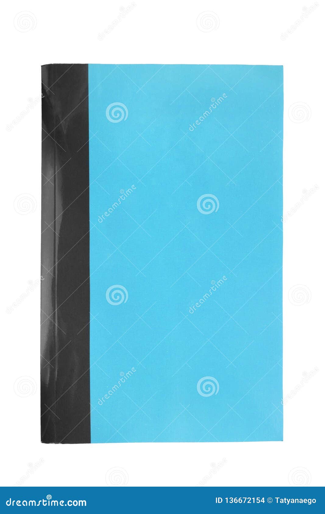 Libro azul aislado foto de archivo. Imagen de cubierta - 136672154