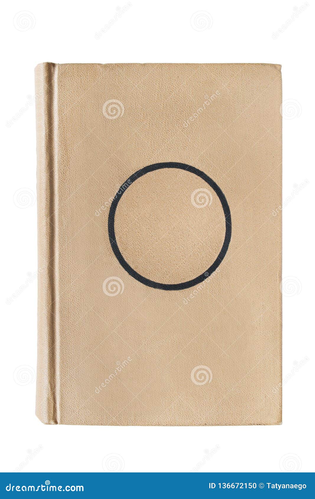 Libro beige aislado foto de archivo. Imagen de scrapbook - 136672150