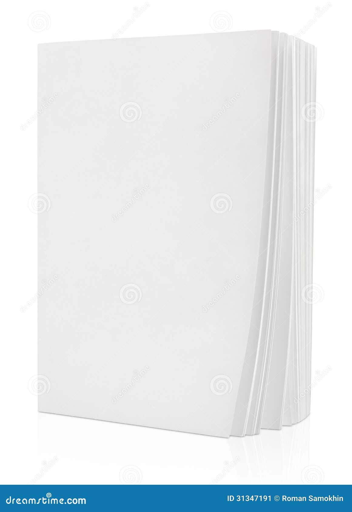 Libro Blanco En Blanco En Blanco Imagen de archivo - Imagen de ...