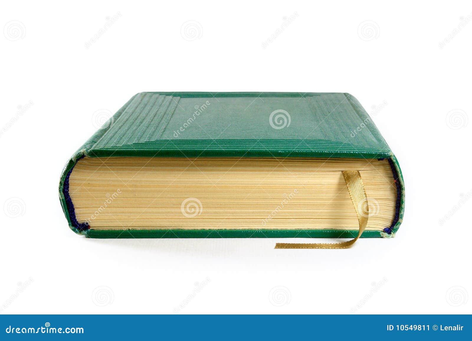 Libro cerrado imagen de archivo. Imagen de amarillo, duro - 10549811