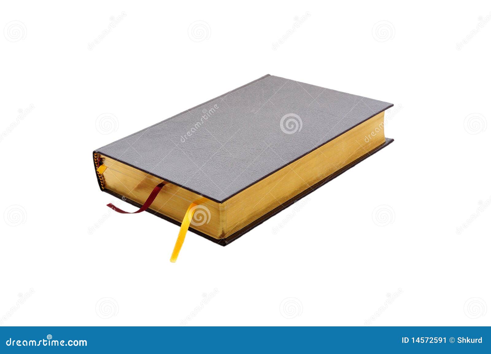 Libro cerrado aislado imagen de archivo. Imagen de documento - 14572591