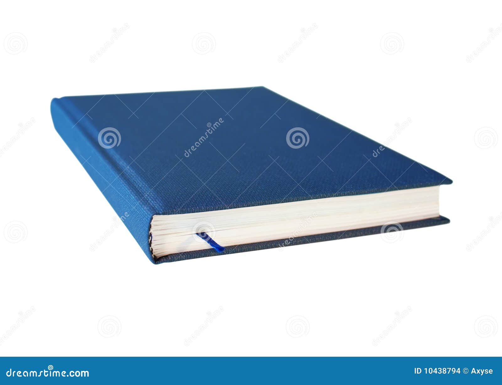 Libro cerrado azul aislado foto de archivo. Imagen de documento - 10438794